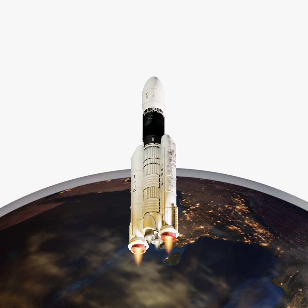 3D Chandrayaan-3 Rocket - TurboSquid 2301043