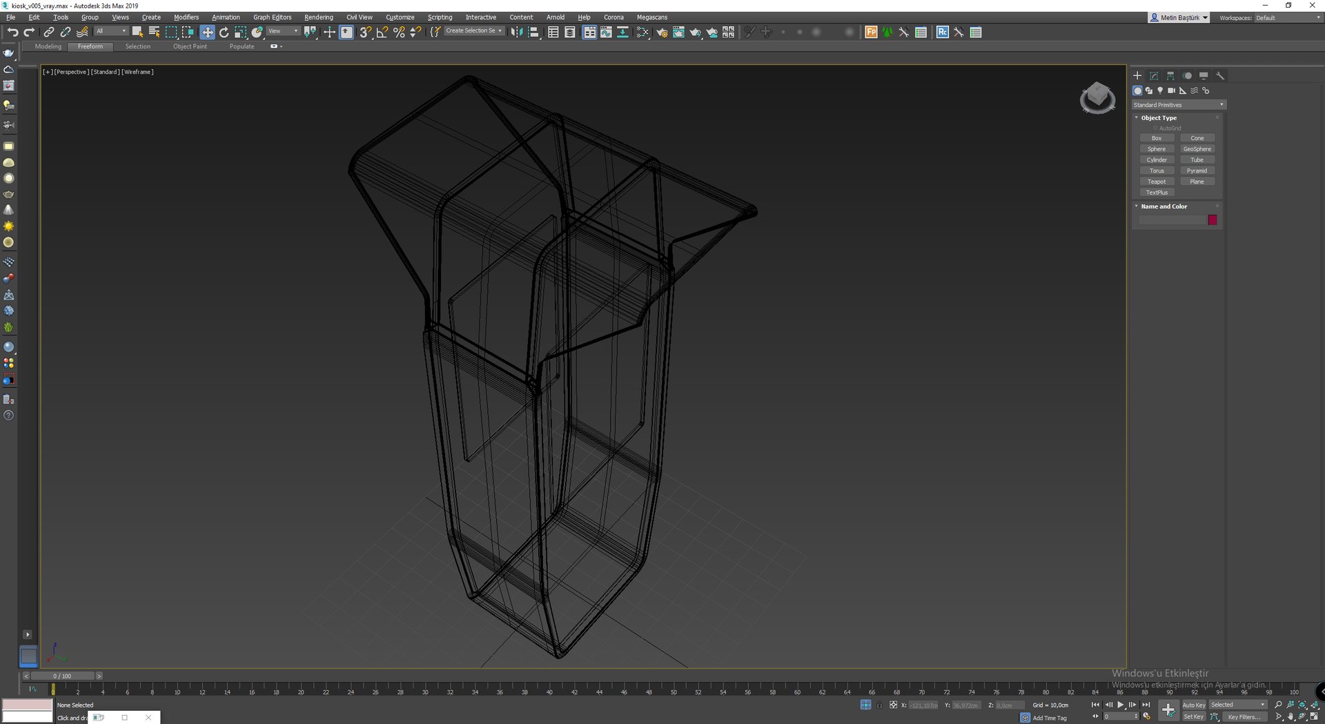 3D 3d Electronic Kiosk - TurboSquid 1726213