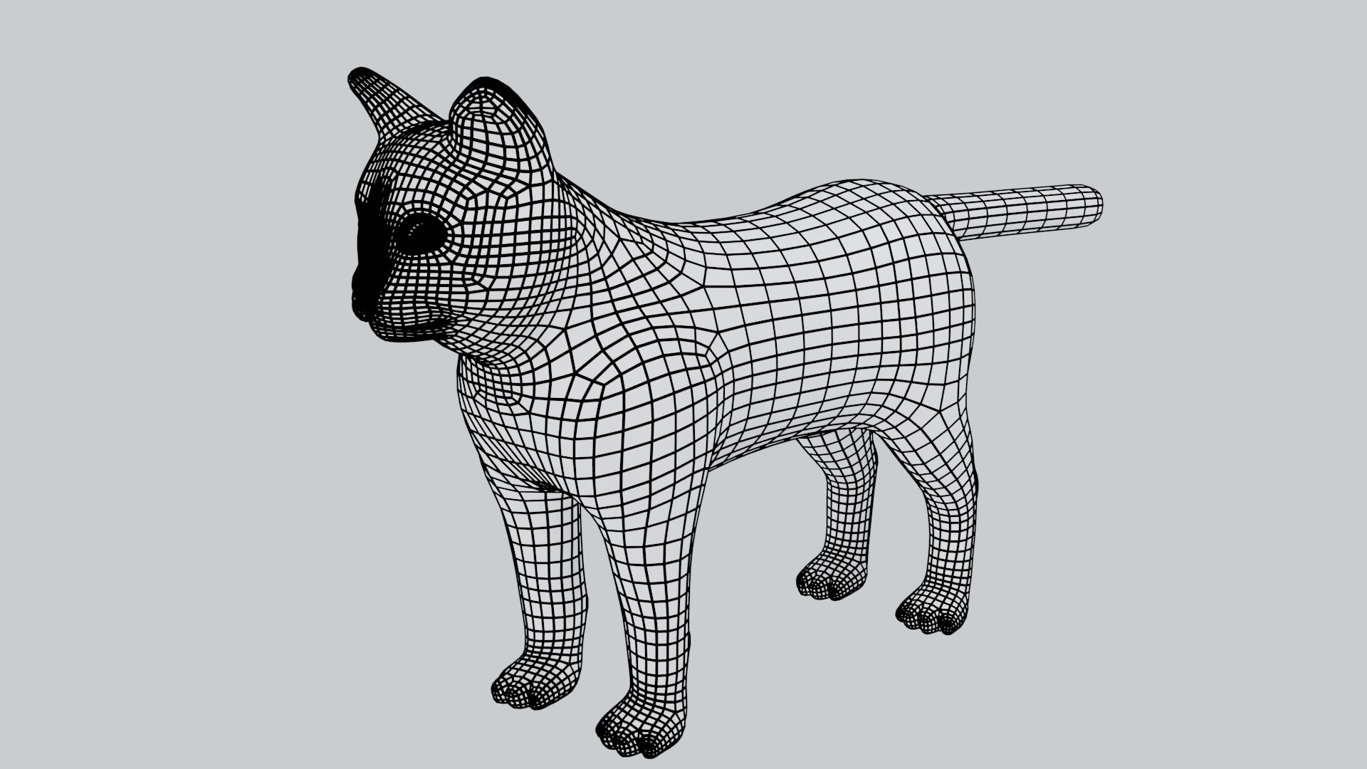 3D Black Cat Rigged Ready Model - TurboSquid 1653963