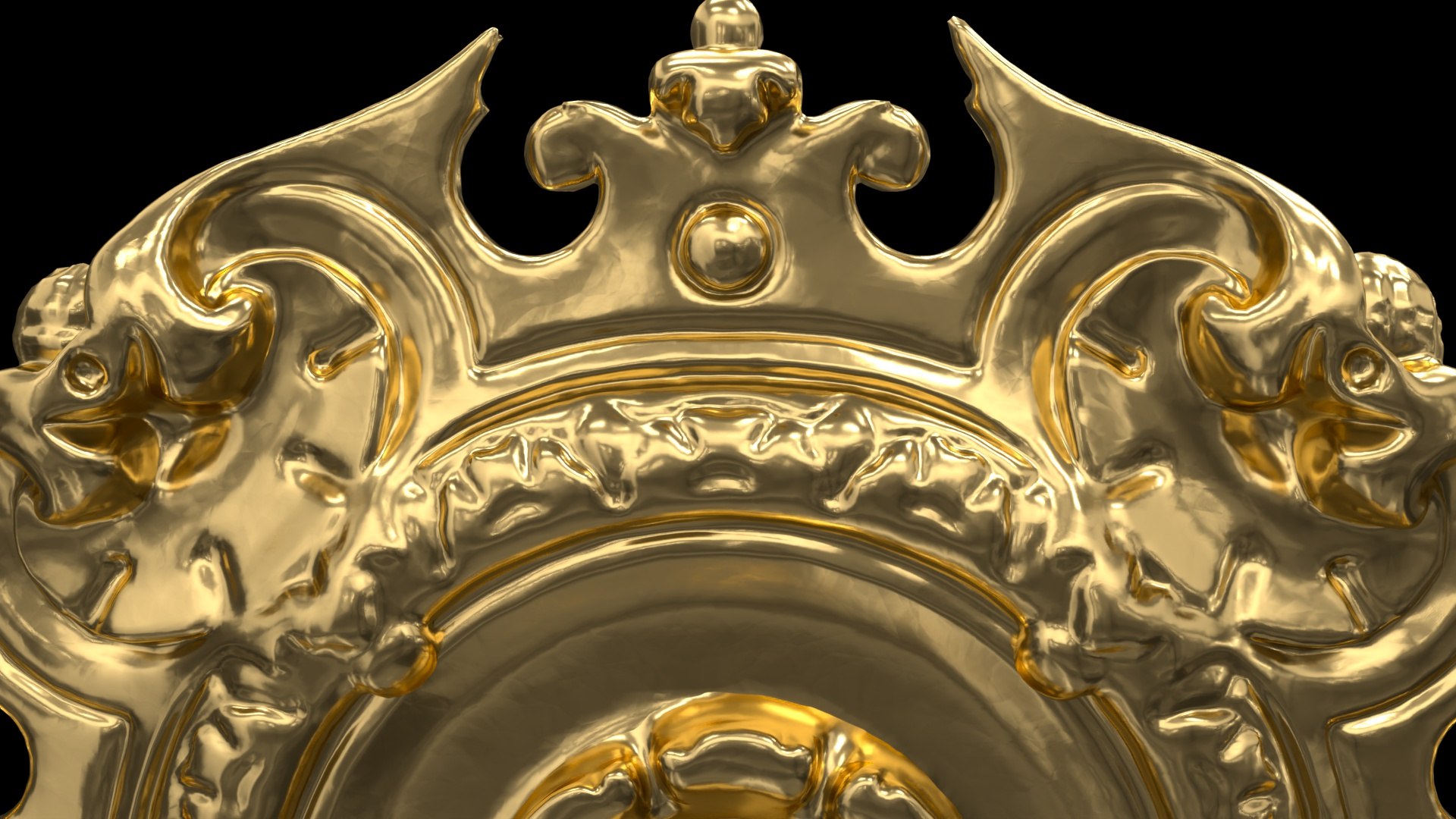 Ceiling Sockets Gypsum Plaster DR175 model - TurboSquid 2034594