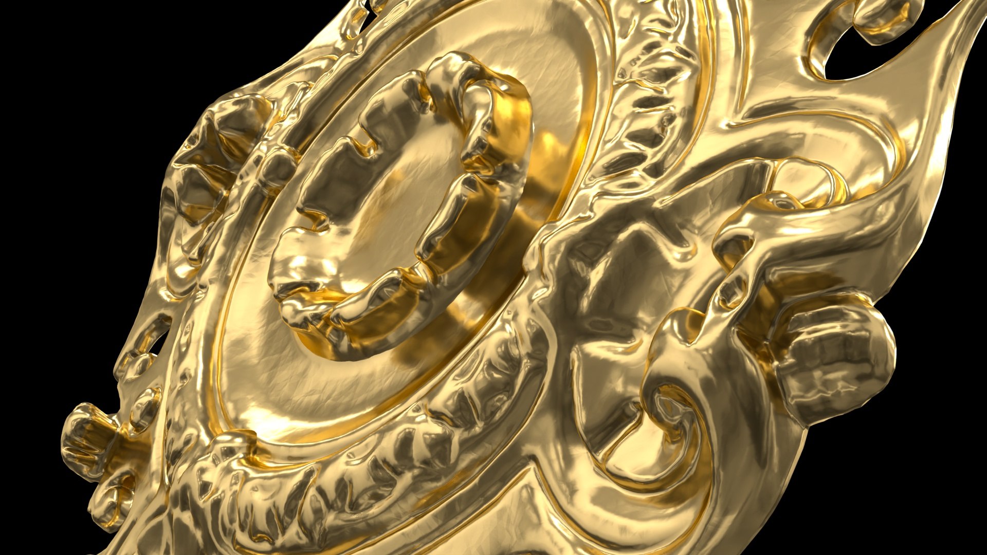 Ceiling Sockets Gypsum Plaster DR175 model - TurboSquid 2034594