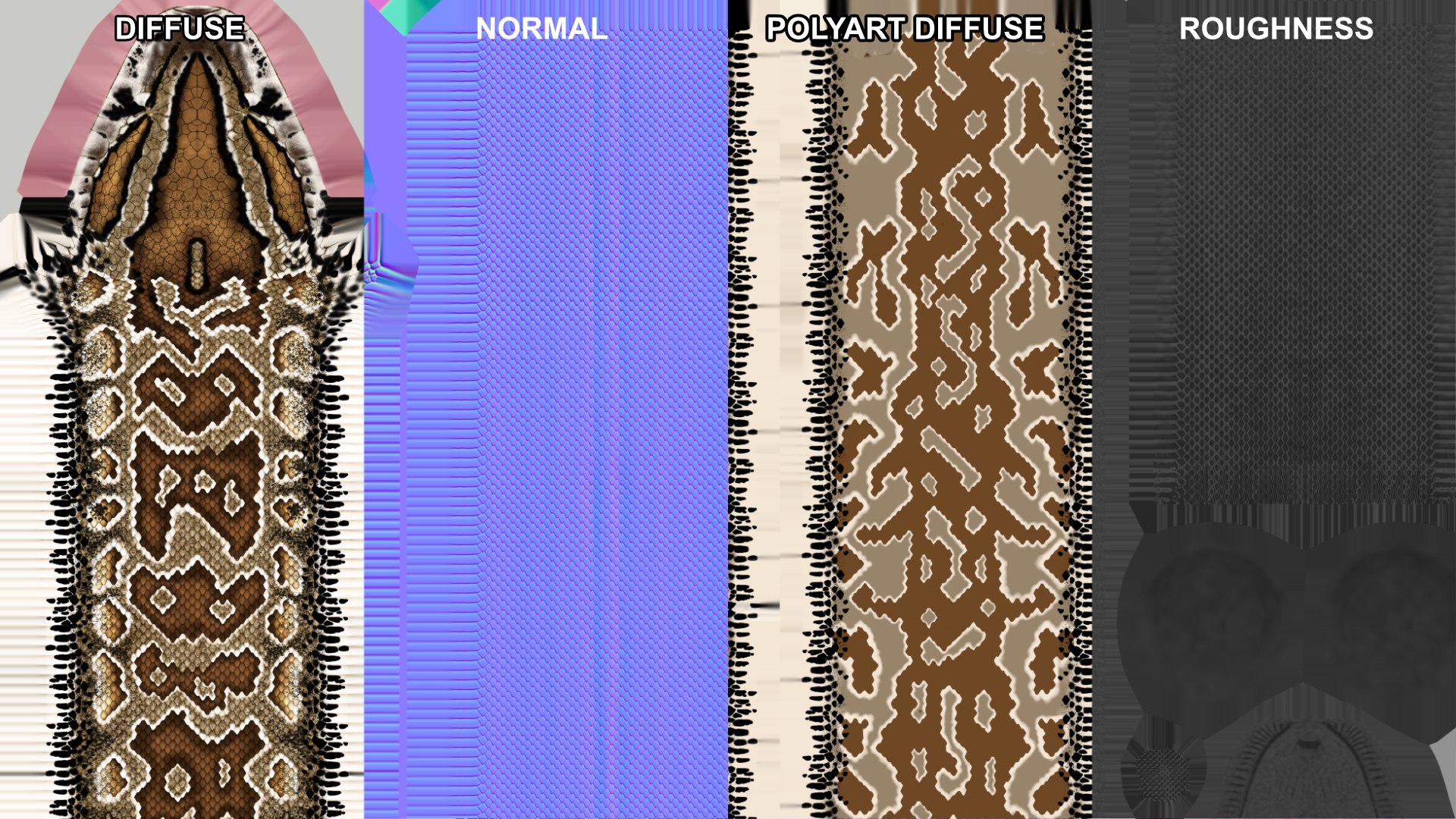 Southern African Rock Python - Rigged 3D - TurboSquid 1842289