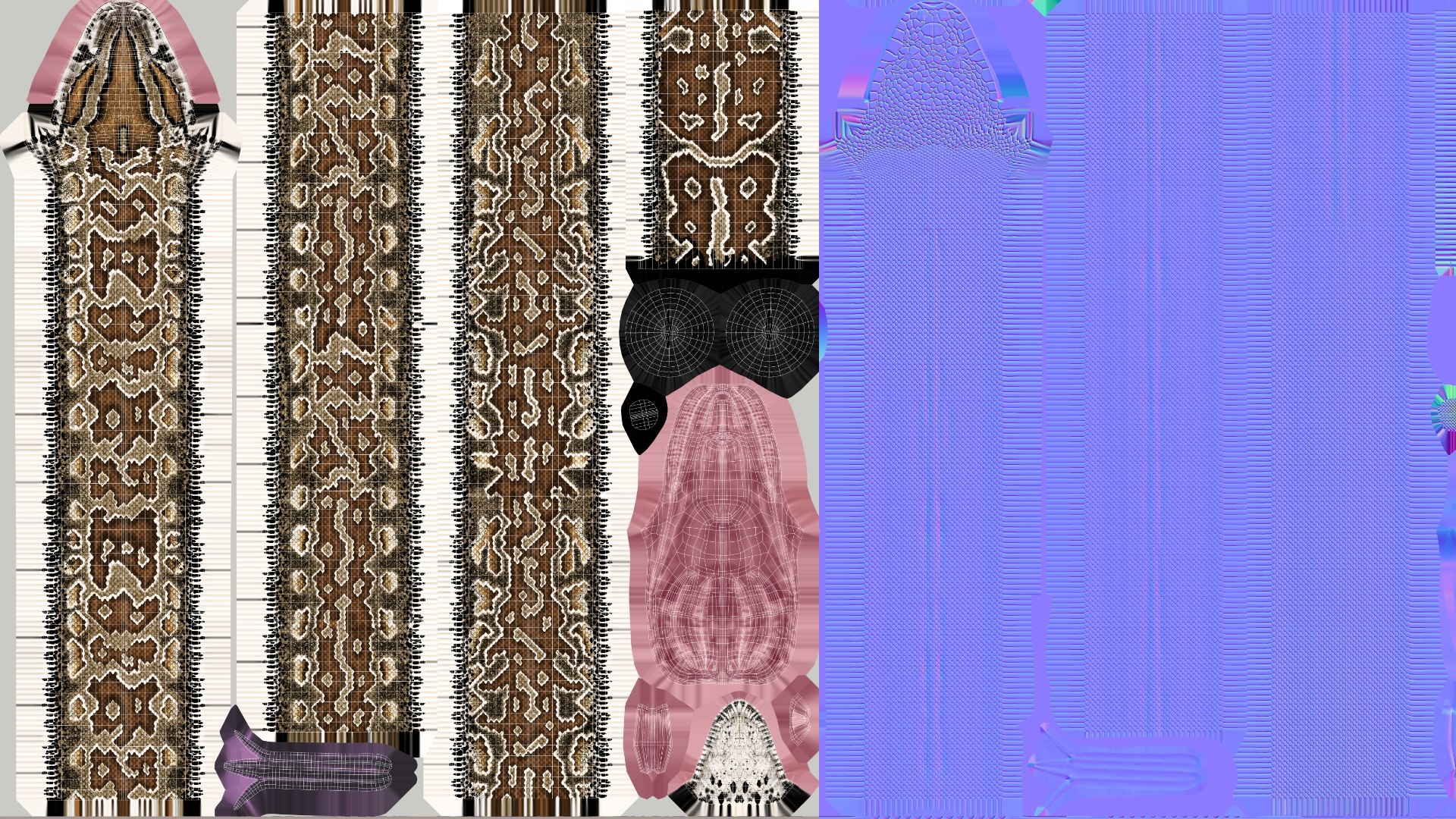 Southern African Rock Python - Rigged 3D - TurboSquid 1842289