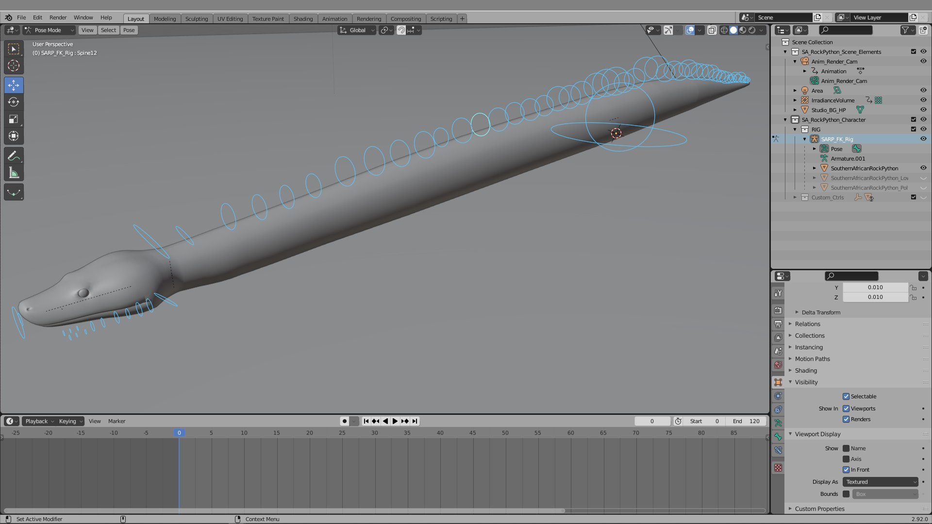 Southern African Rock Python - Rigged 3D - TurboSquid 1842289