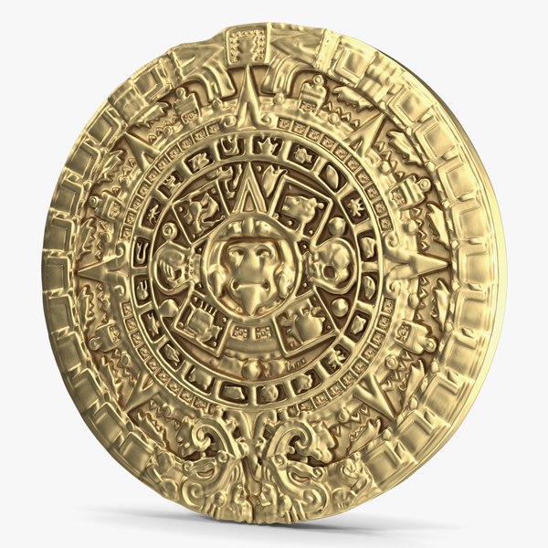 3D Maya Calendar Gold - TurboSquid 1905982