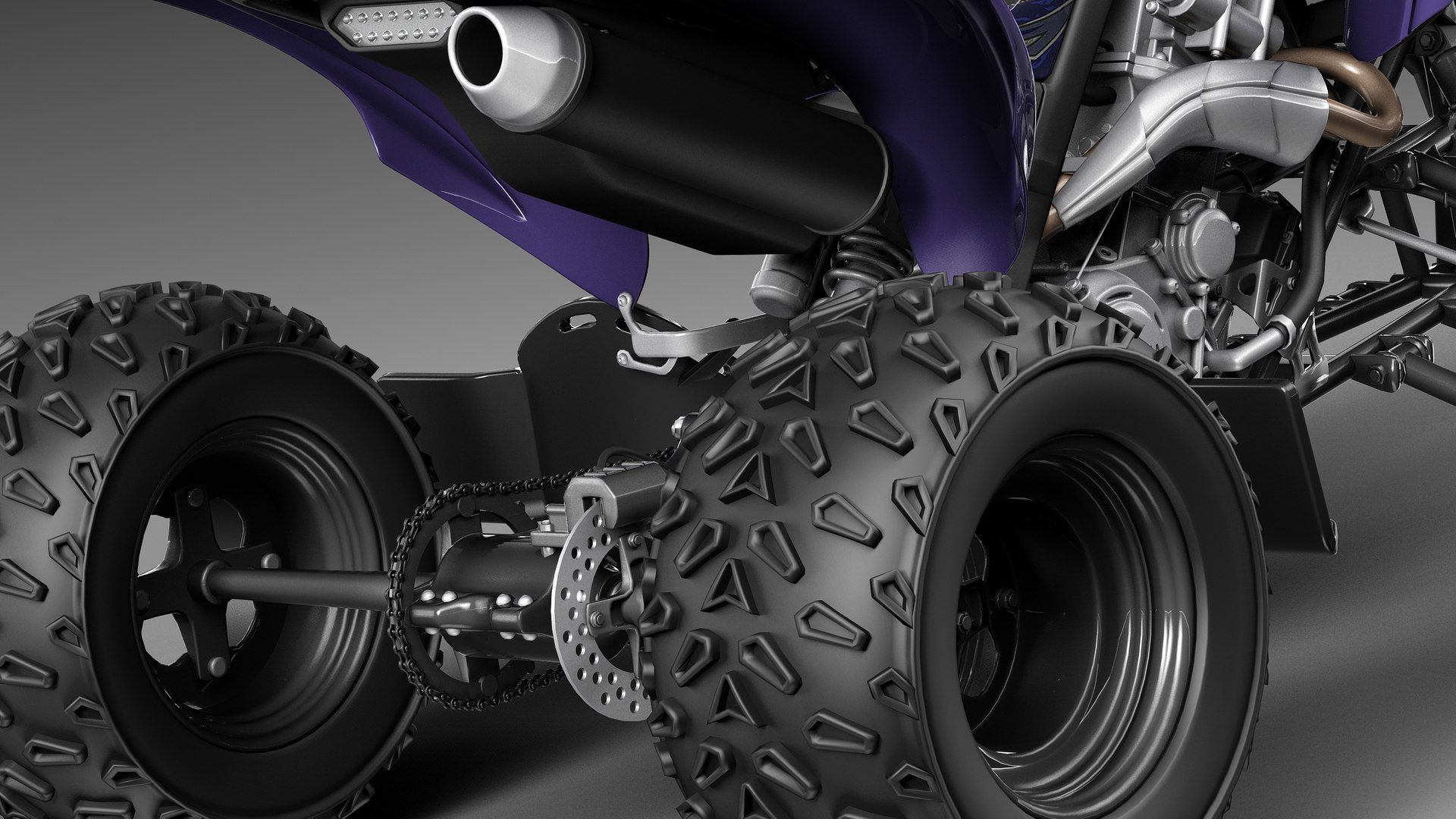 3d Model 2014 Raptor Yamaha