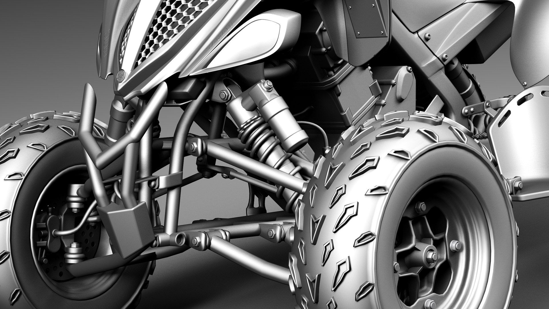 3d Model 2014 Raptor Yamaha