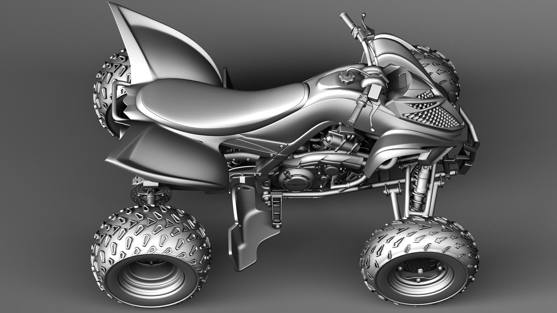 3d Model 2014 Raptor Yamaha