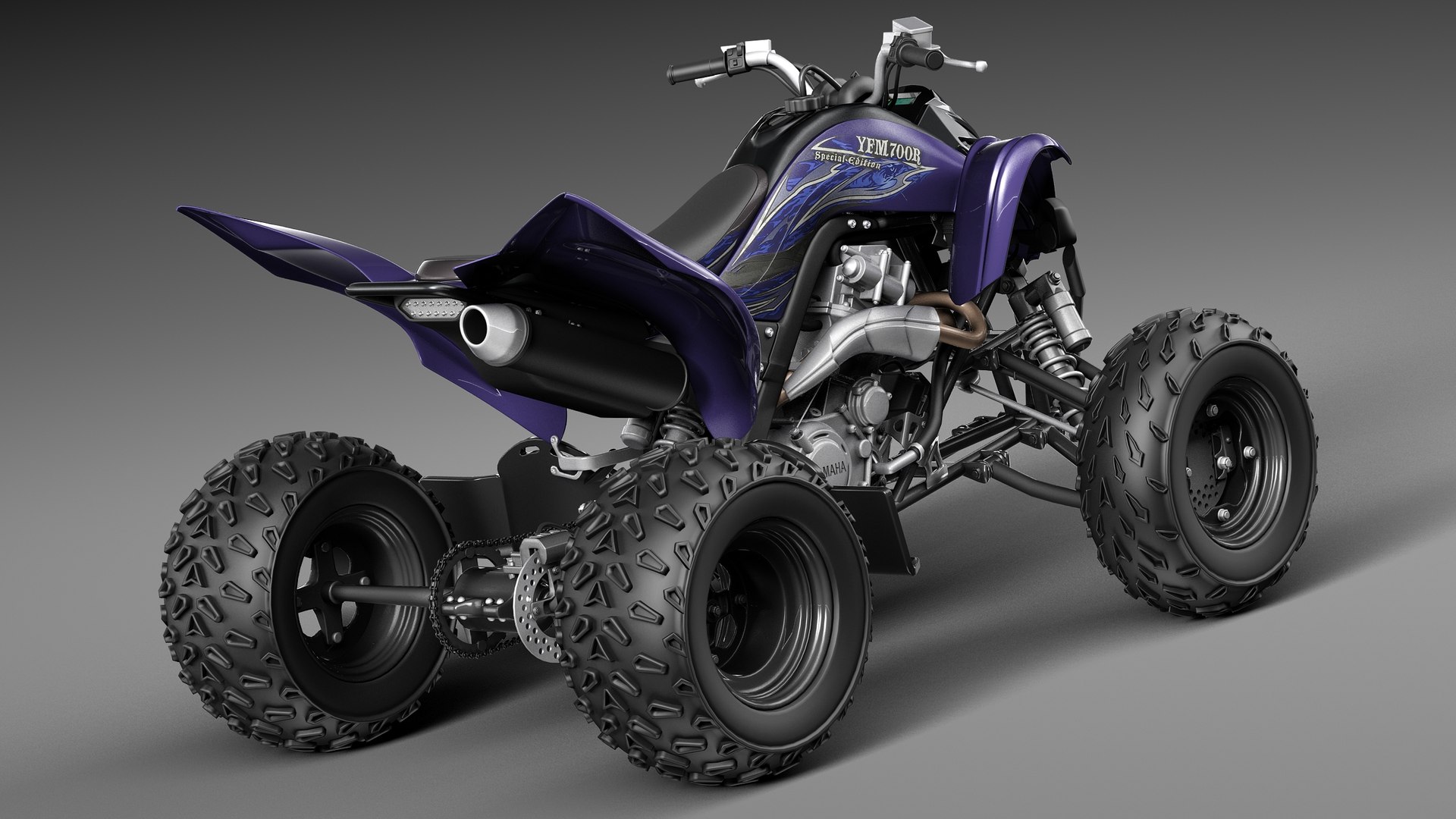 3d Model 2014 Raptor Yamaha