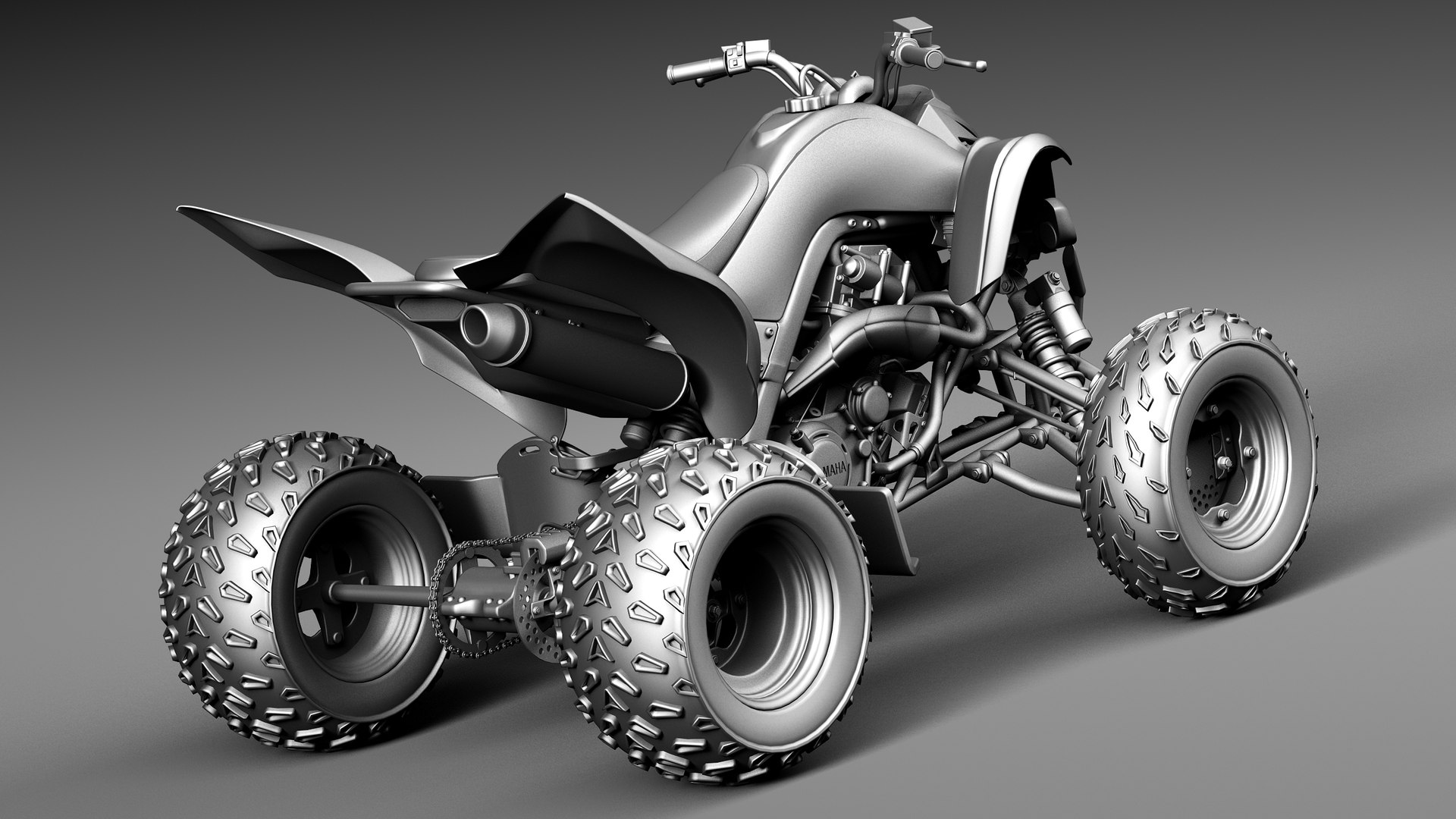 3d Model 2014 Raptor Yamaha