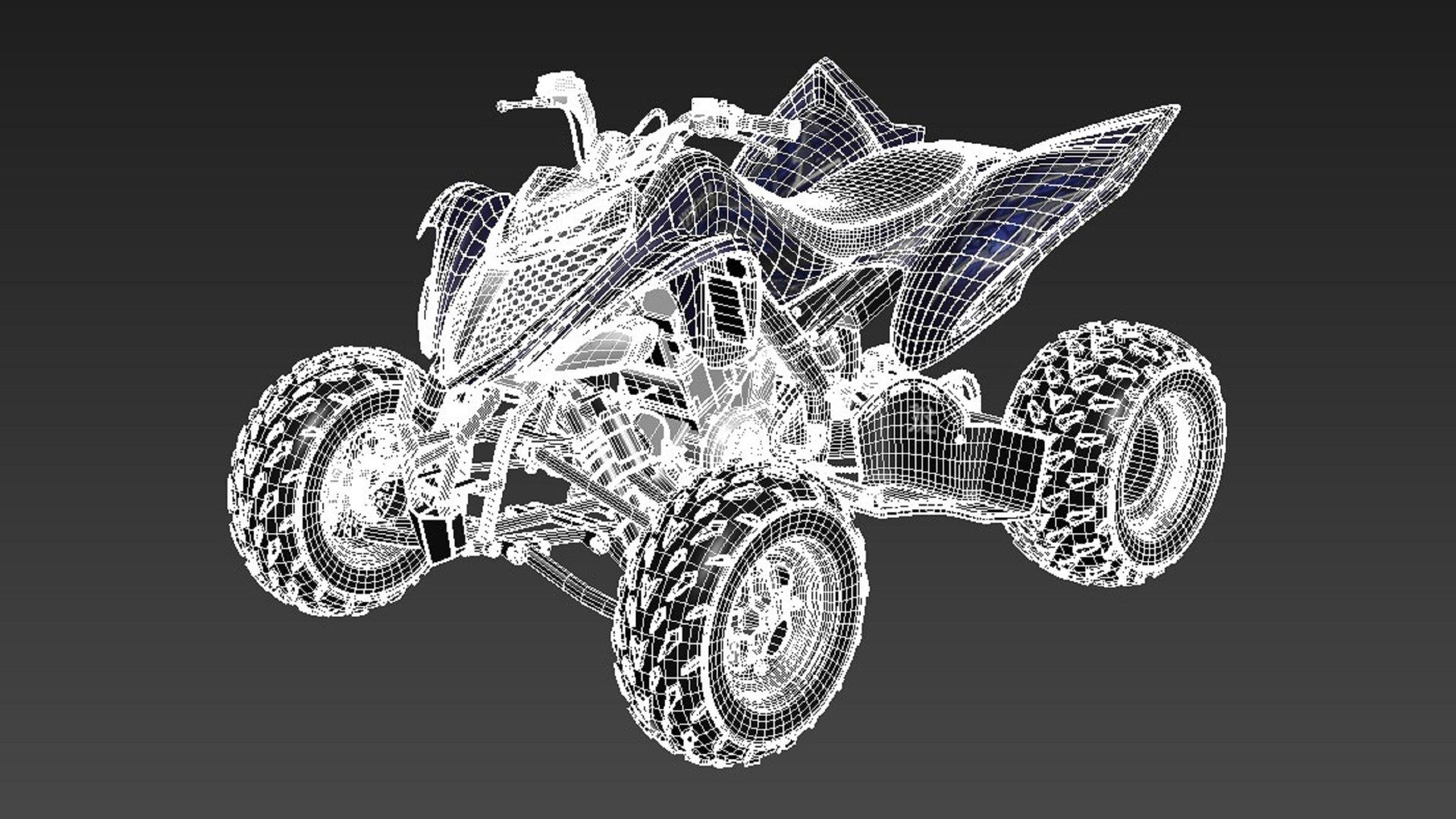 3d Model 2014 Raptor Yamaha