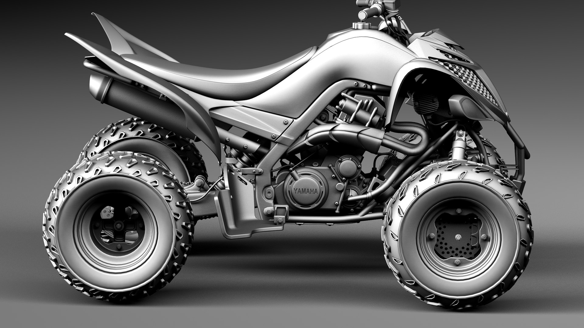 3d Model 2014 Raptor Yamaha