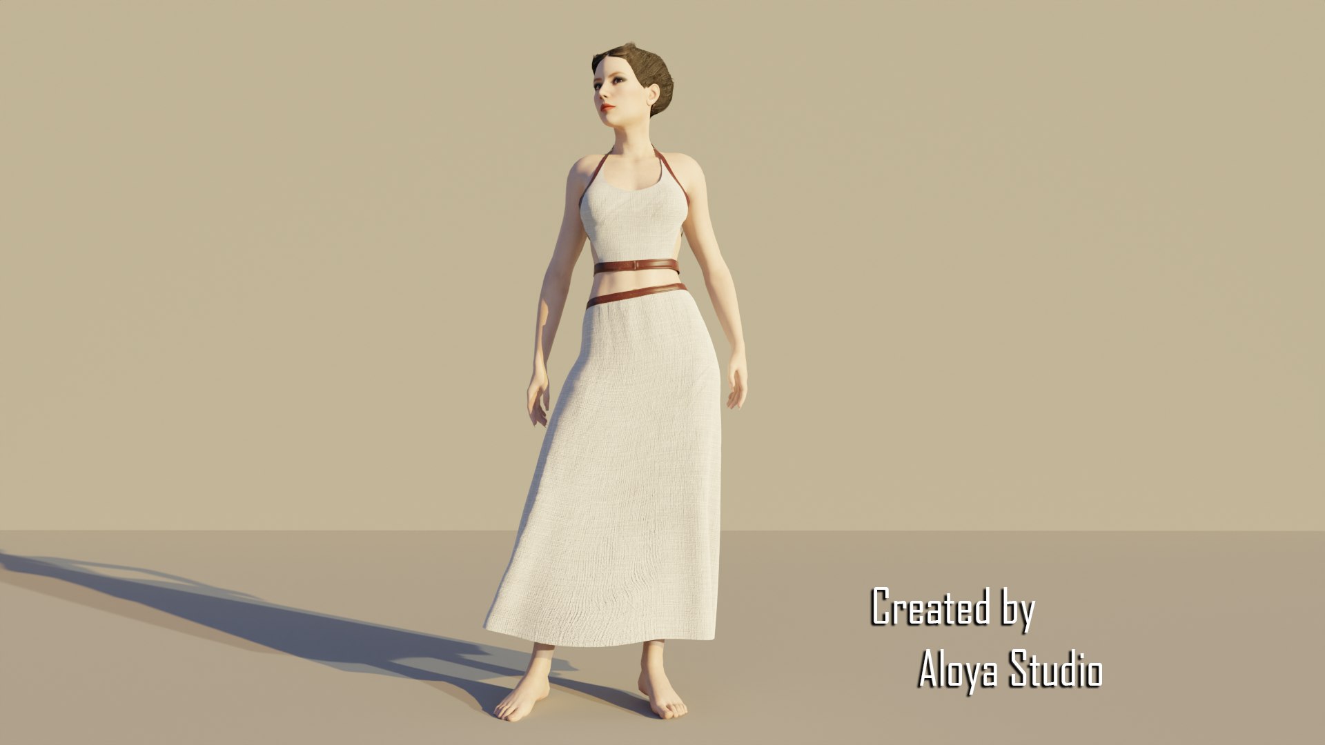 Spartan Female - Realistic Game Character Model - TurboSquid 1844921