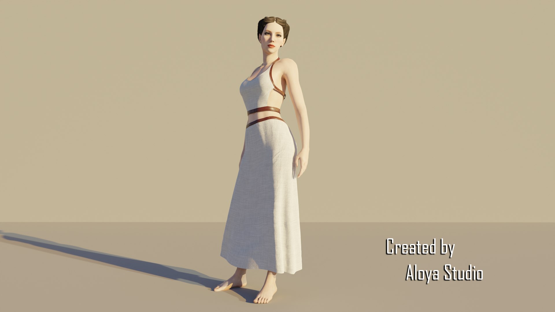 Spartan Female - Realistic Game Character Model - TurboSquid 1844921