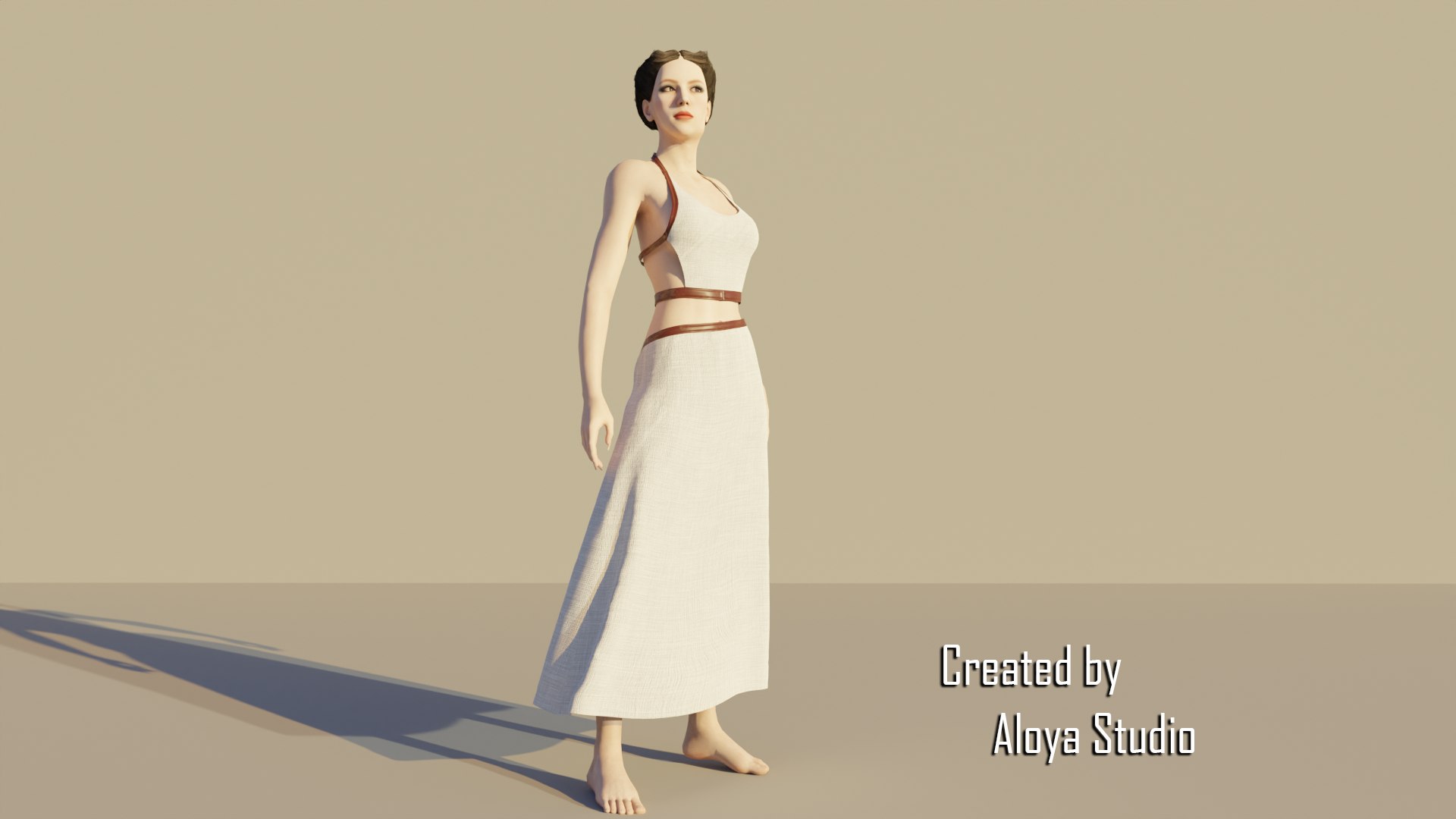 Spartan Female - Realistic Game Character Model - TurboSquid 1844921