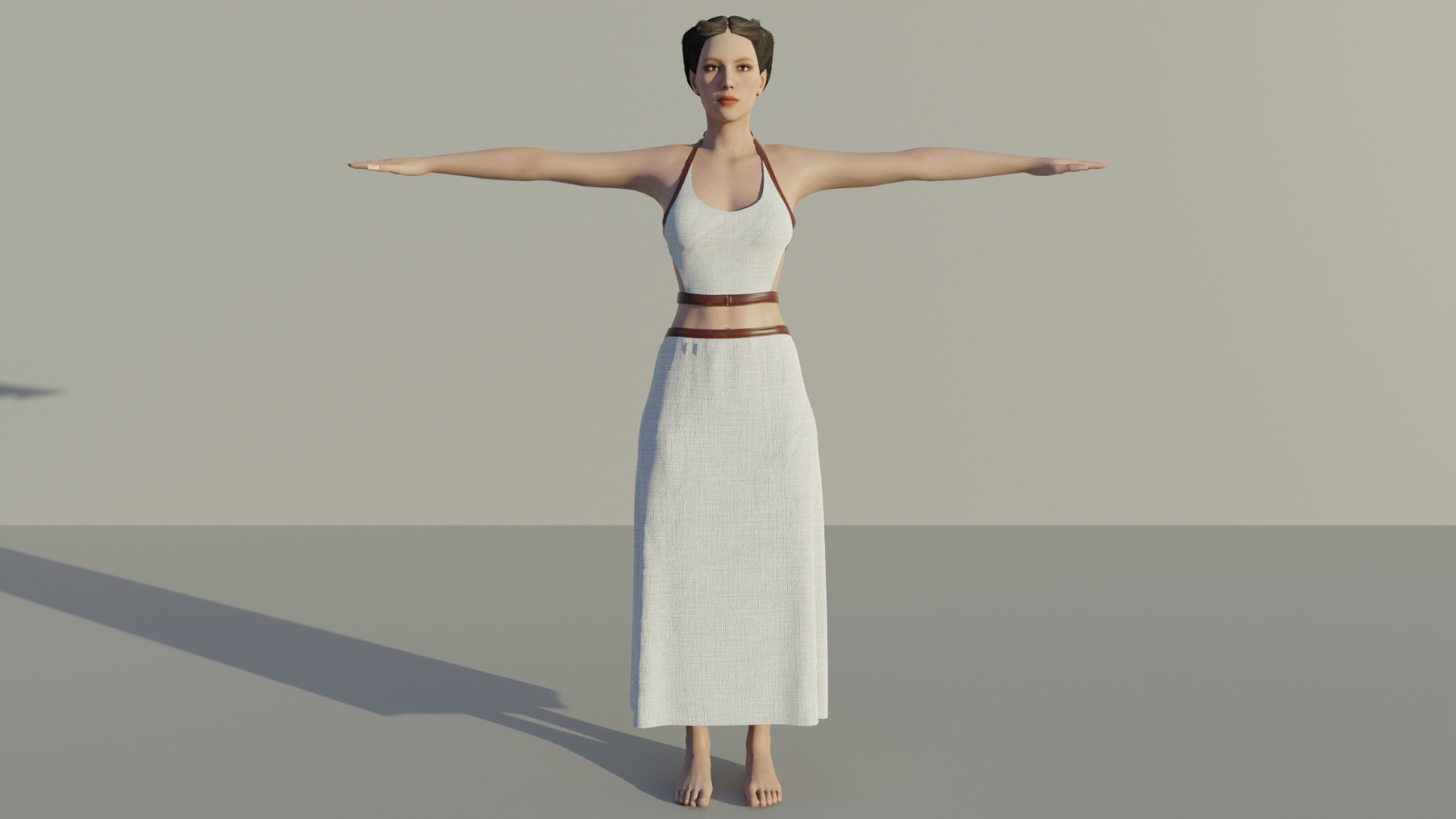 Spartan Female - Realistic Game Character Model - TurboSquid 1844921