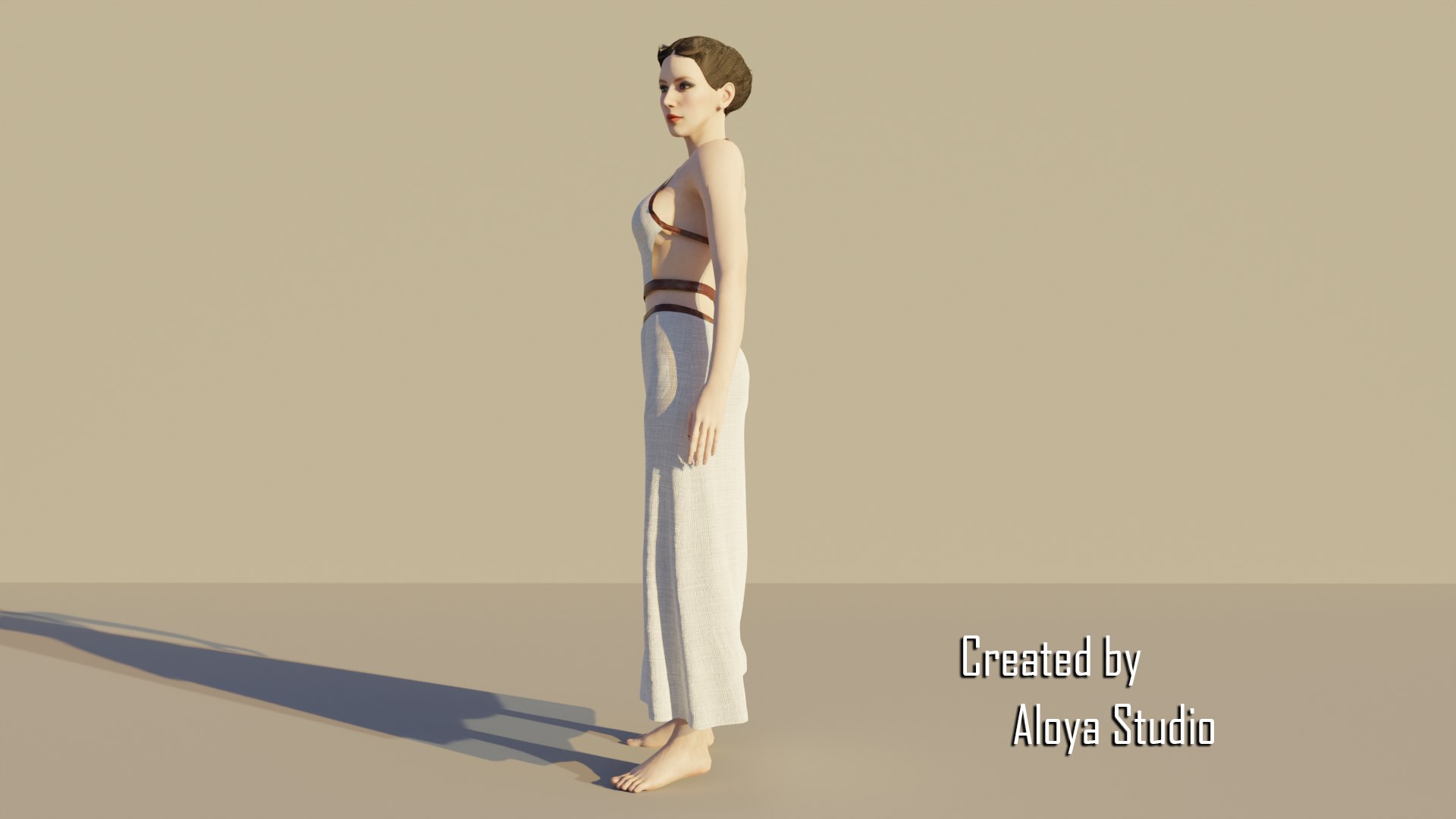 Spartan Female - Realistic Game Character Model - TurboSquid 1844921