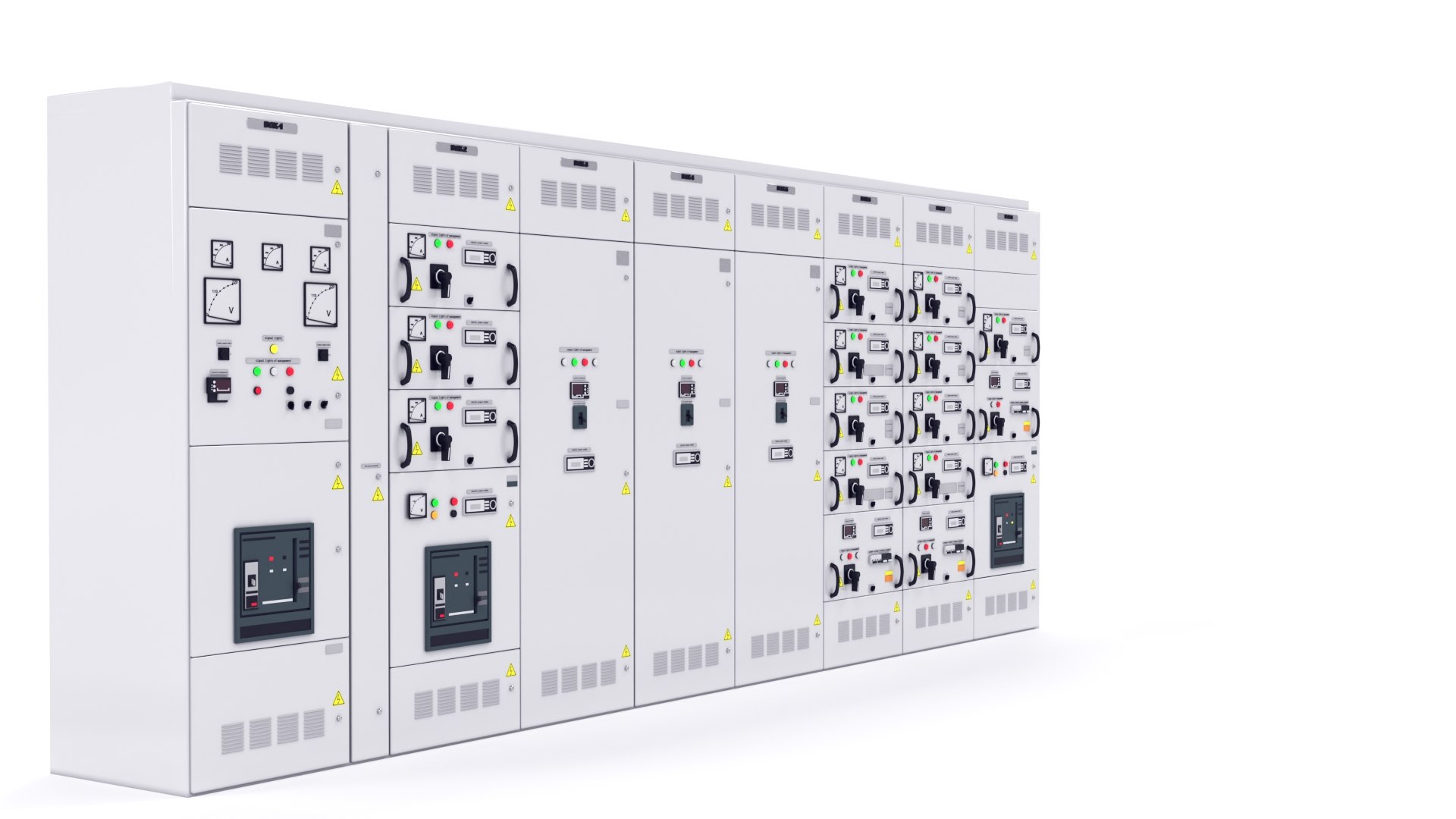 3D complete panels substations internal - TurboSquid 1389809