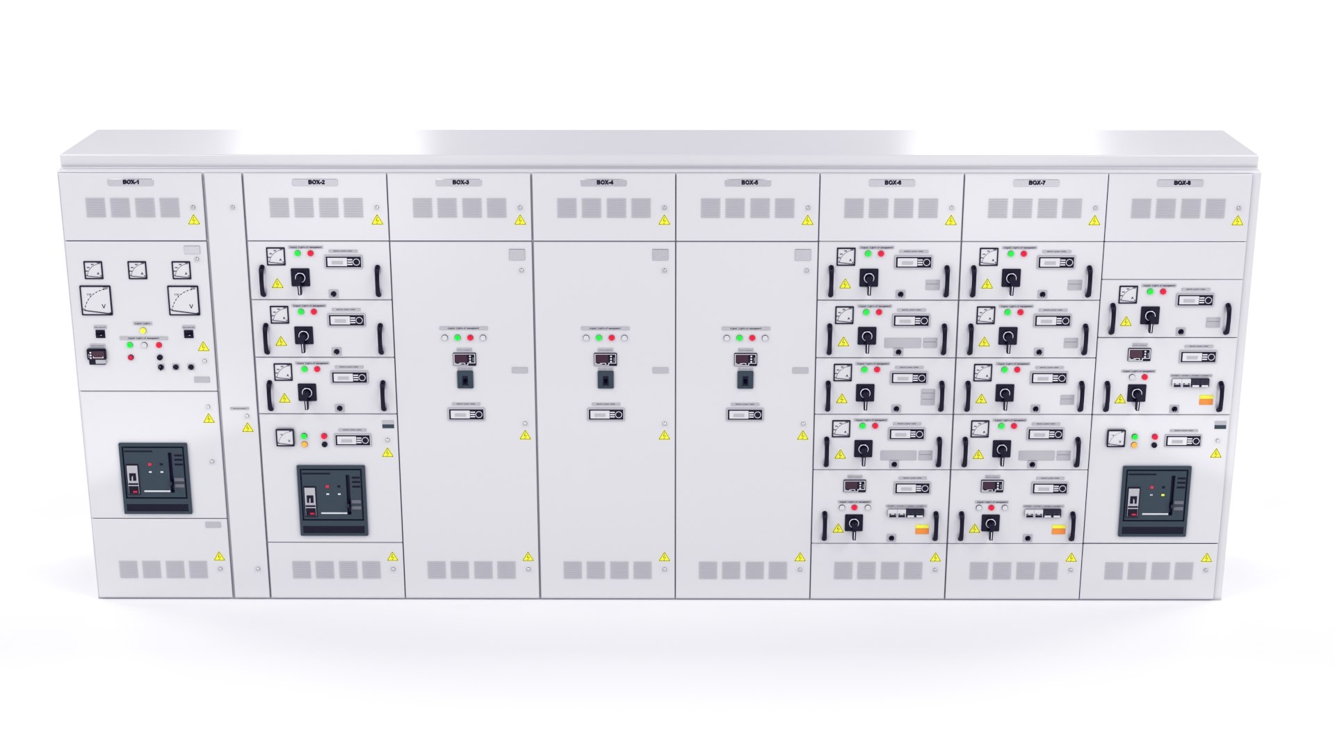 3D complete panels substations internal - TurboSquid 1389809