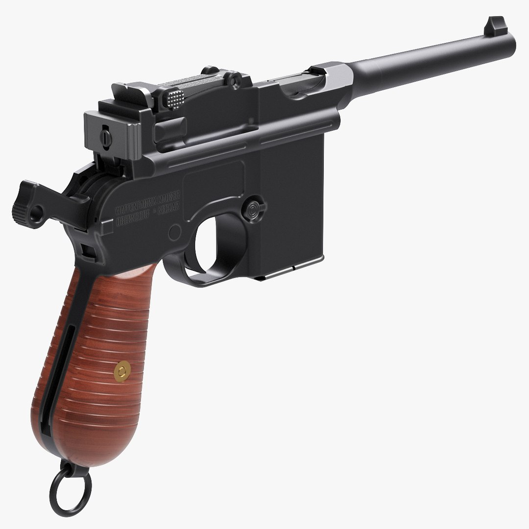 Mauser Pistol 3D Model - TurboSquid 1695185