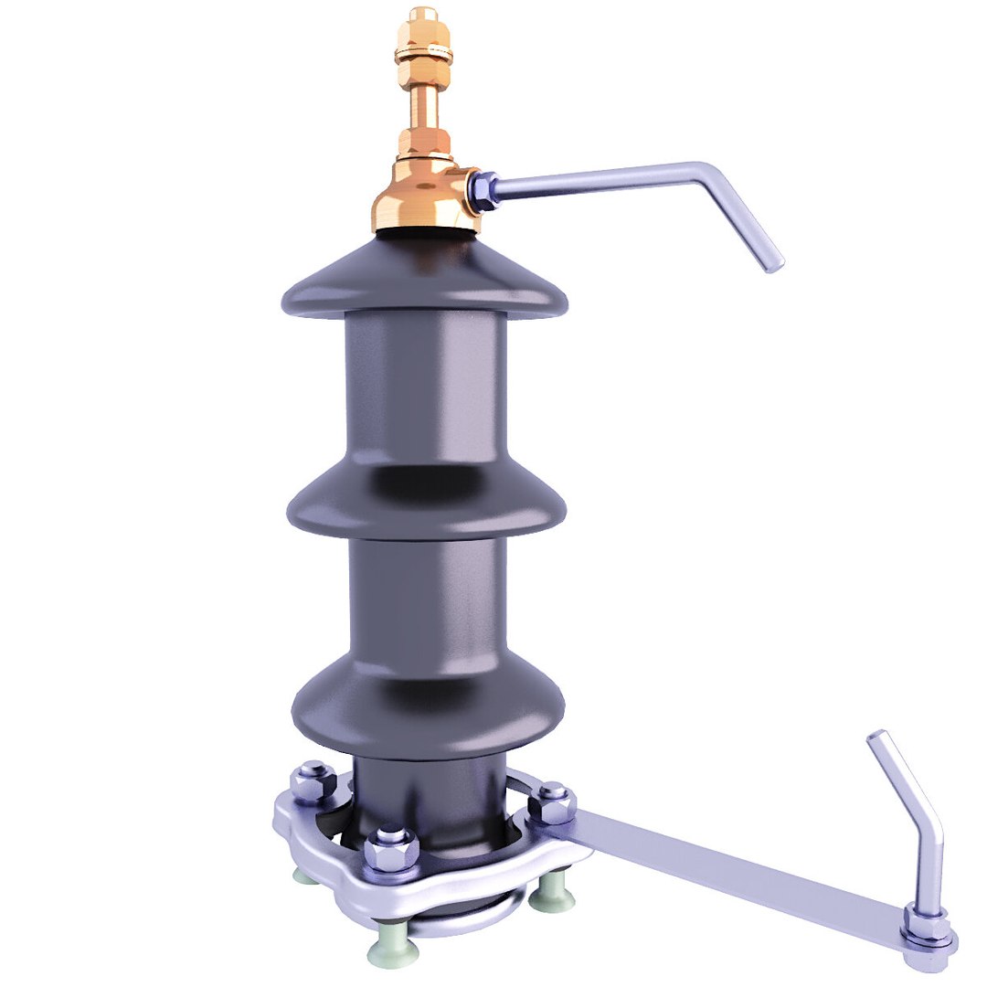 Bushing Insulator Porcelain 3D - TurboSquid 1698502