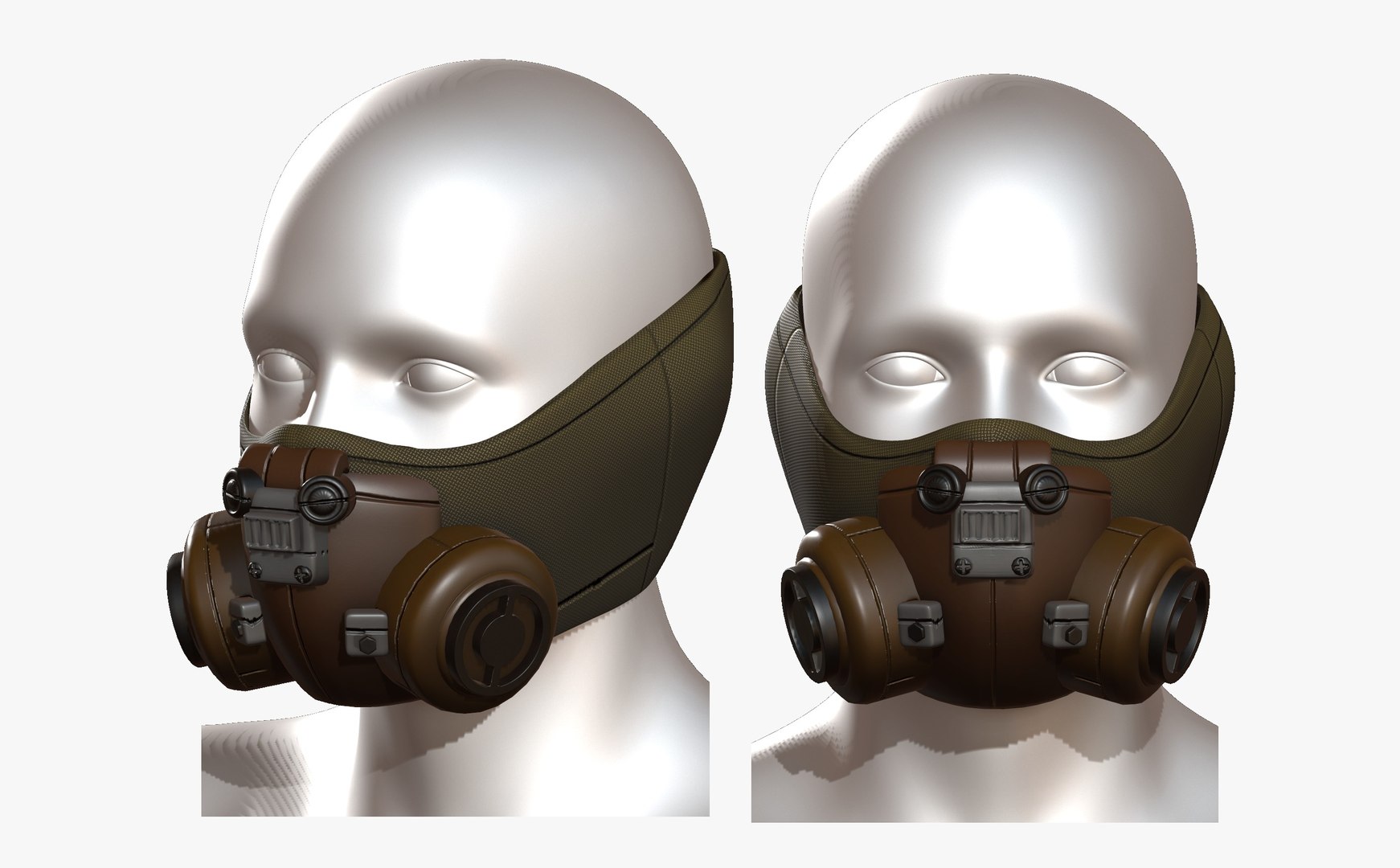 Gas Mask 3D Model - TurboSquid 1611254