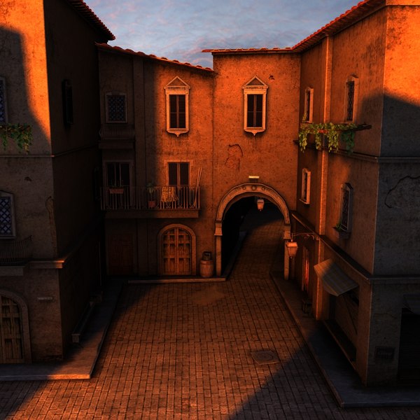 3D Alley Models | TurboSquid