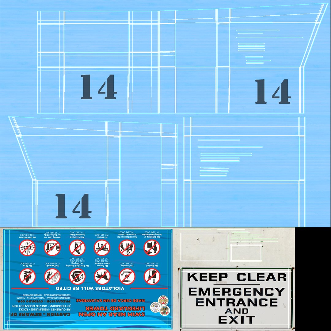 3D Lifeguard House Guard Model - TurboSquid 1652203