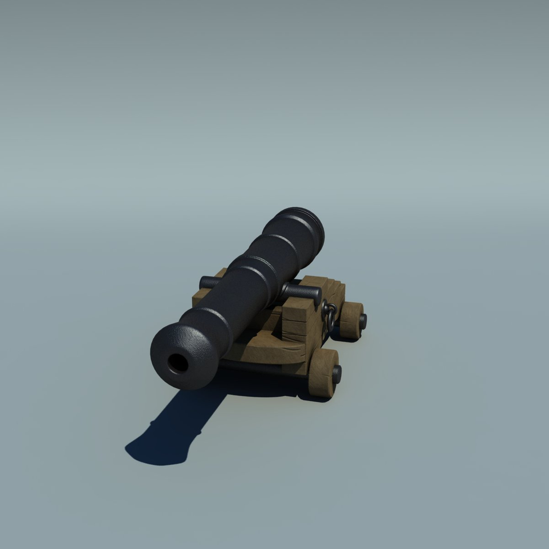 3d Old Cannon