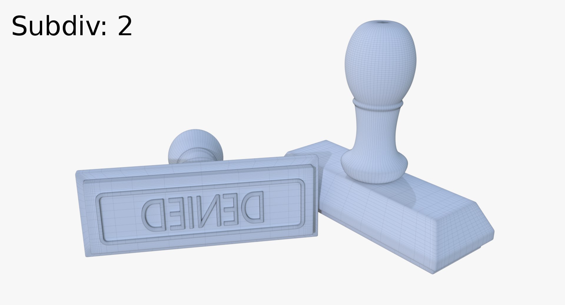rubber stamp 3d model