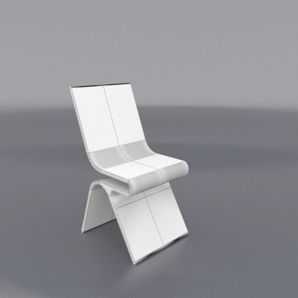 3d model futuristic chair