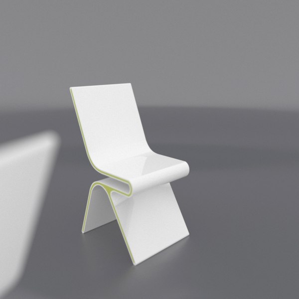3d model futuristic chair