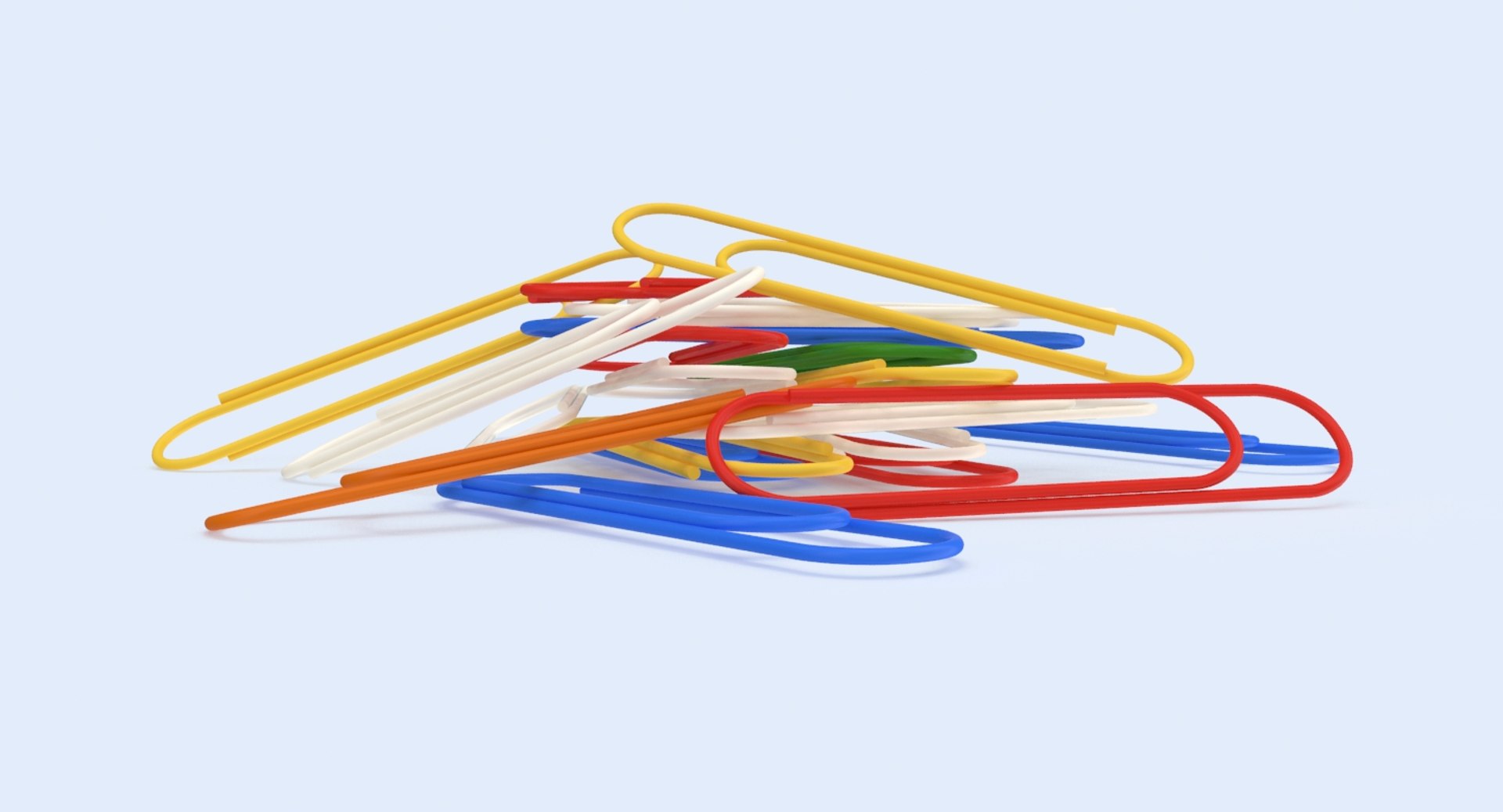 3d paperclip 02 model