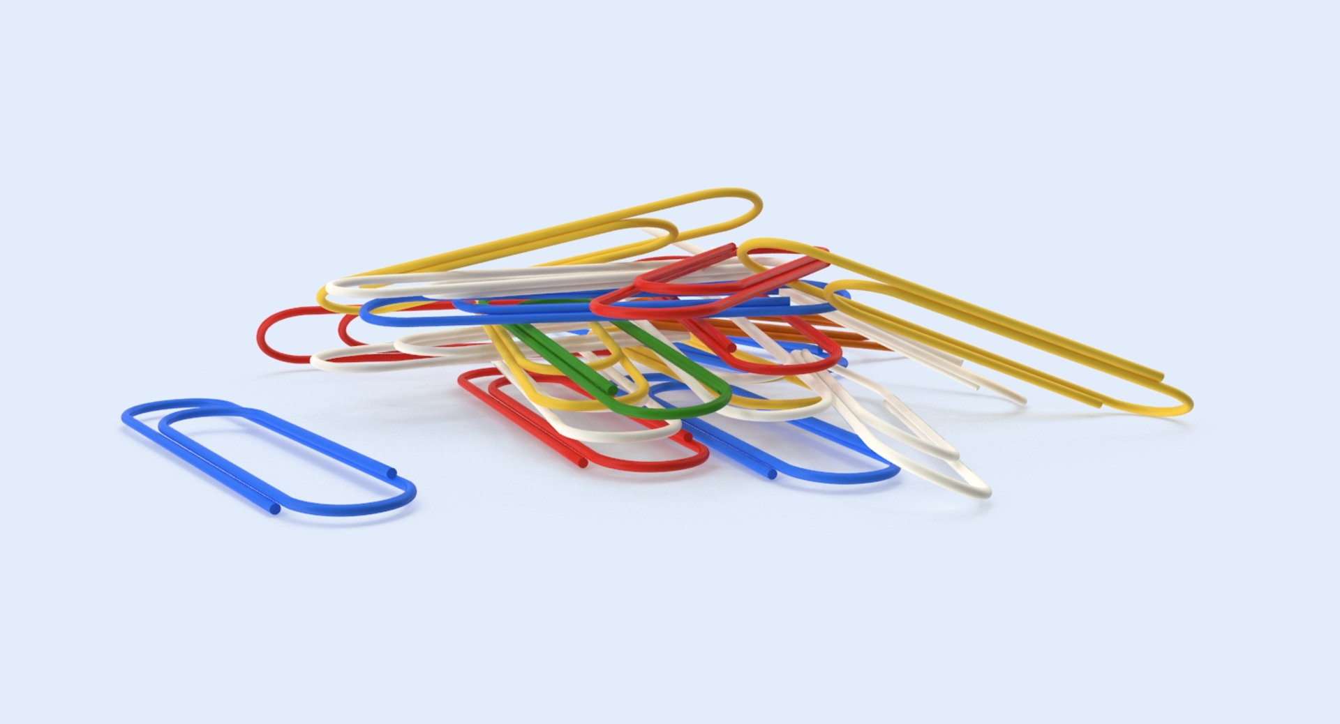 3d paperclip 02 model