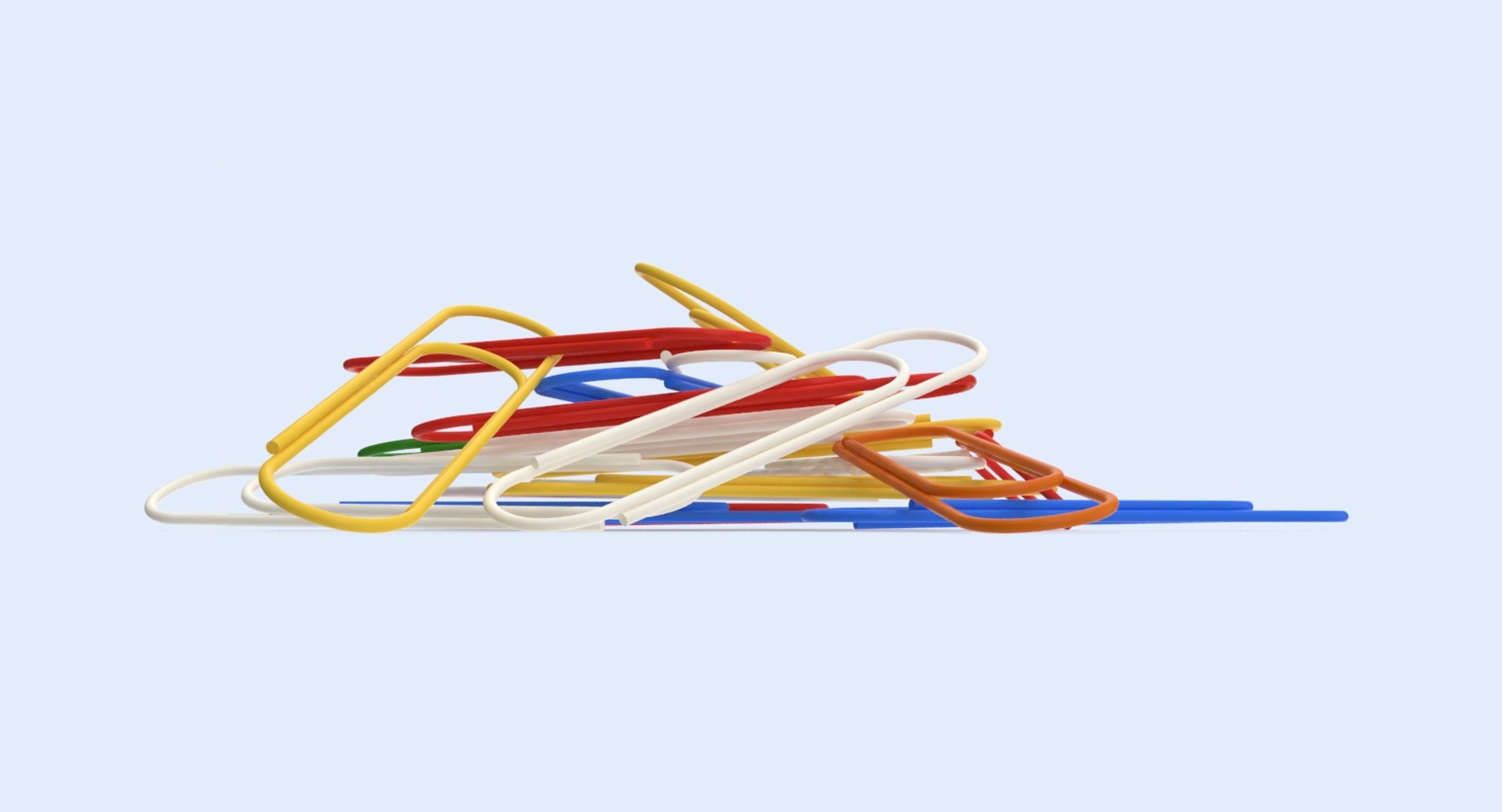 3d paperclip 02 model