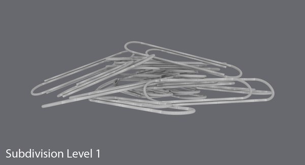 3d paperclip 02 model