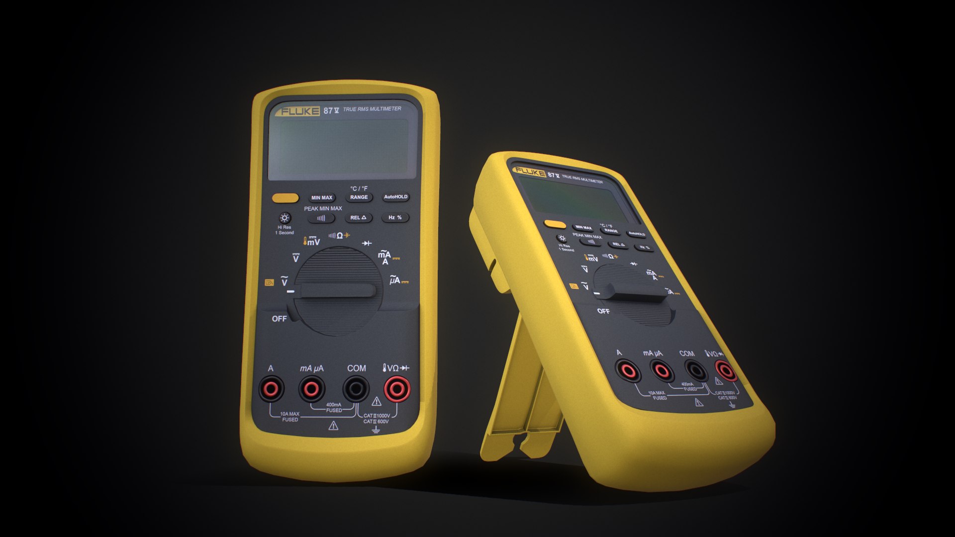 Fluke 87v Multimeter 3D - TurboSquid 1624946
