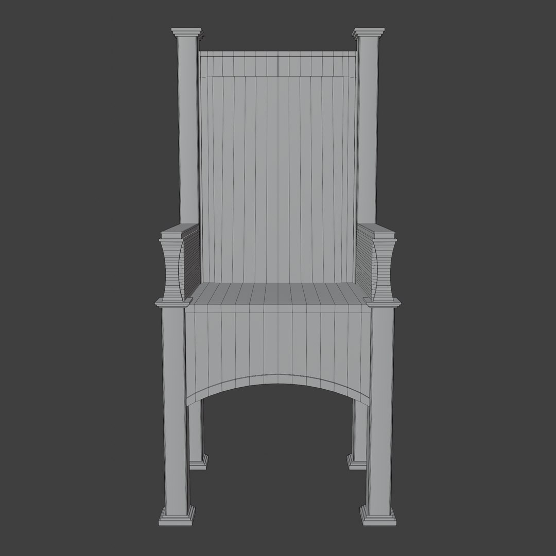 3D Throne Base Mesh Model - TurboSquid 1744695