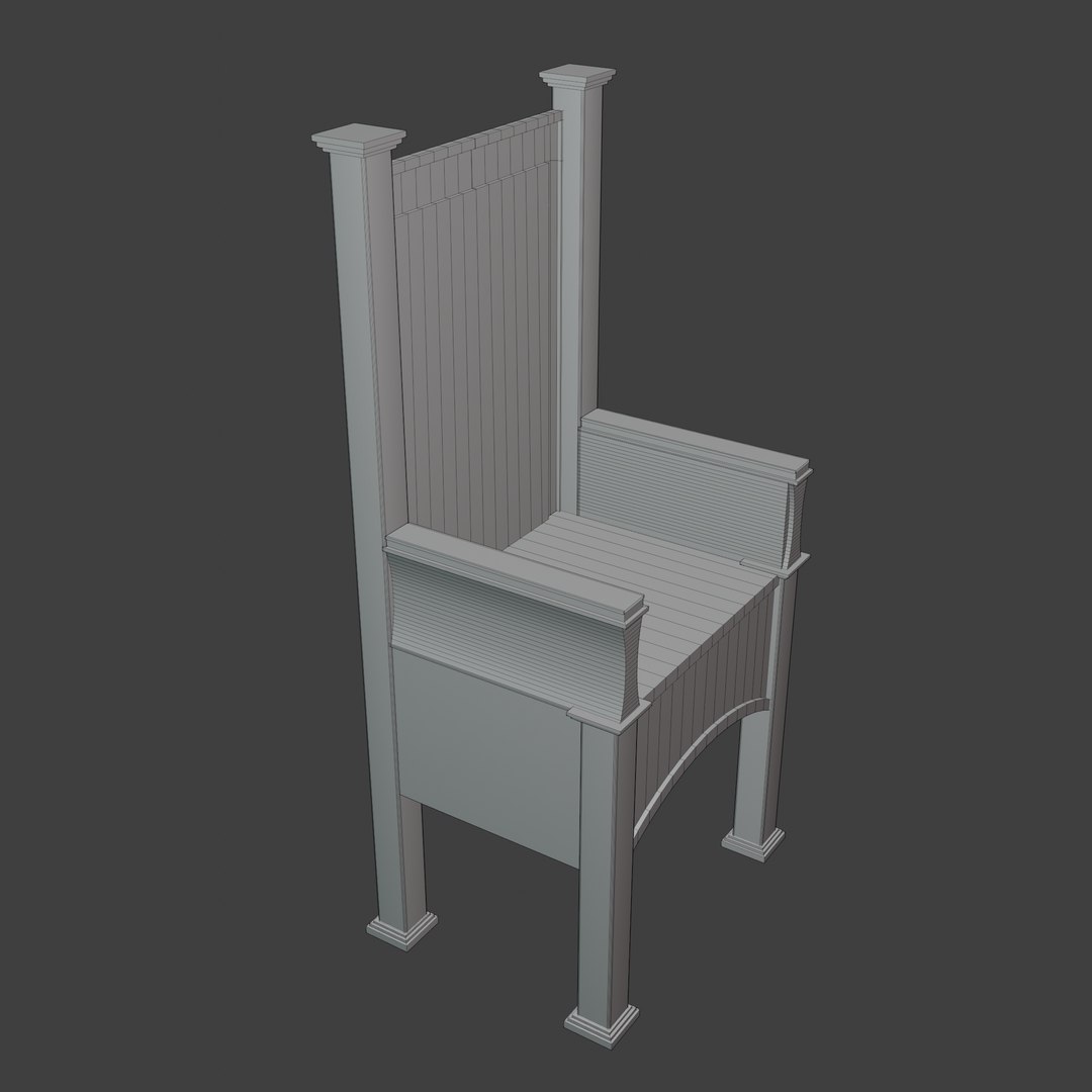 3D Throne Base Mesh Model - TurboSquid 1744695