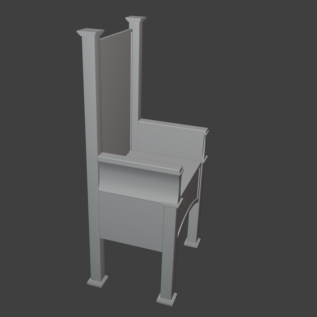 3D Throne Base Mesh Model - TurboSquid 1744695