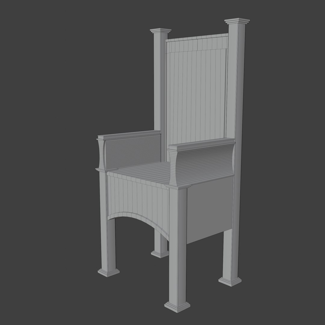 3D Throne Base Mesh Model - TurboSquid 1744695