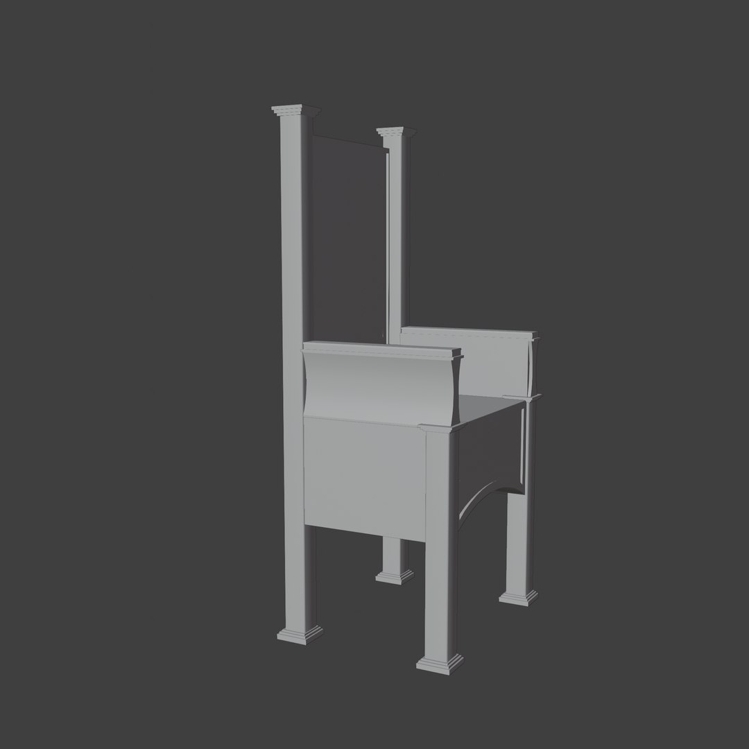 3D Throne Base Mesh Model - TurboSquid 1744695