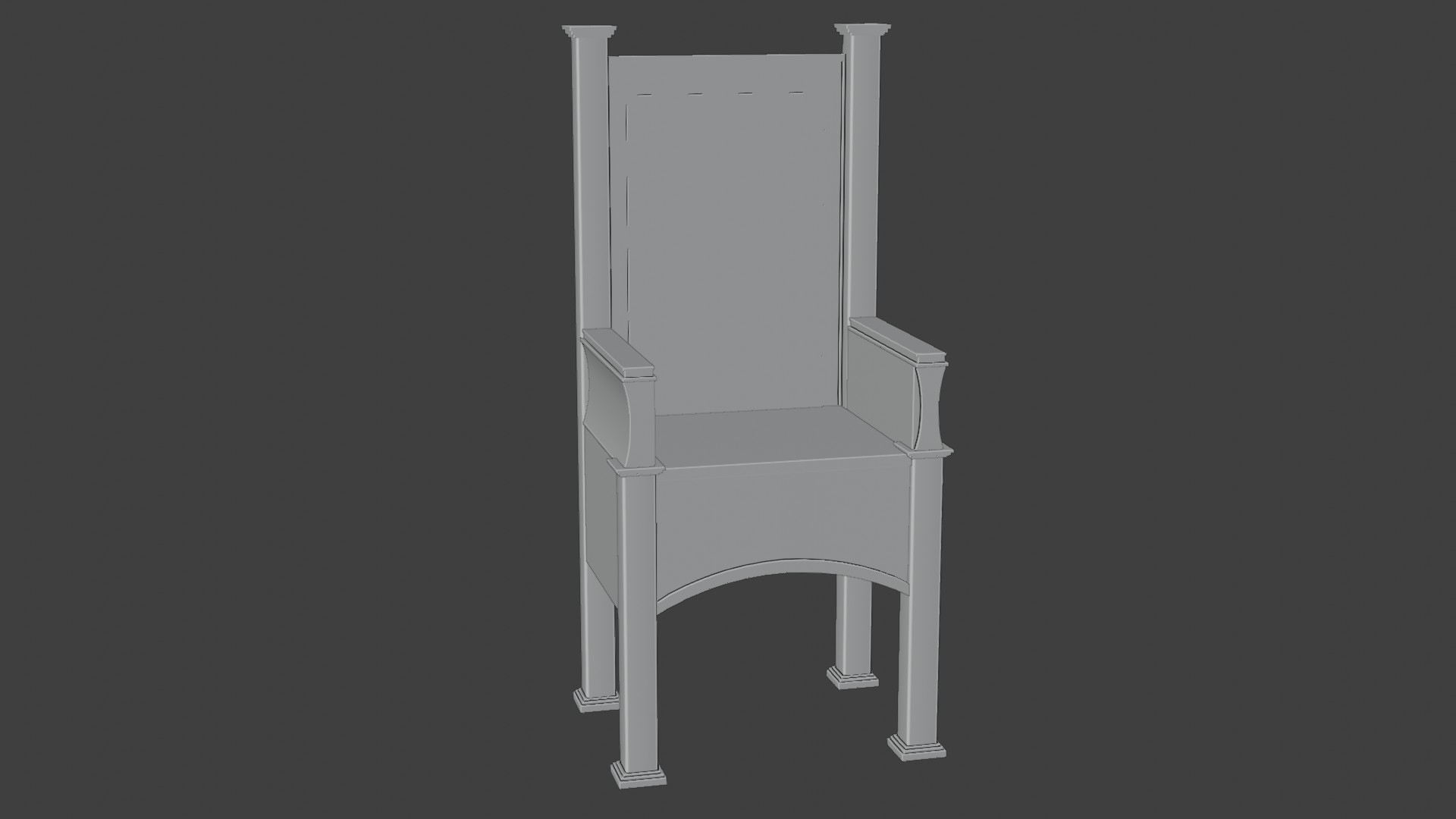 3D Throne Base Mesh Model - TurboSquid 1744695