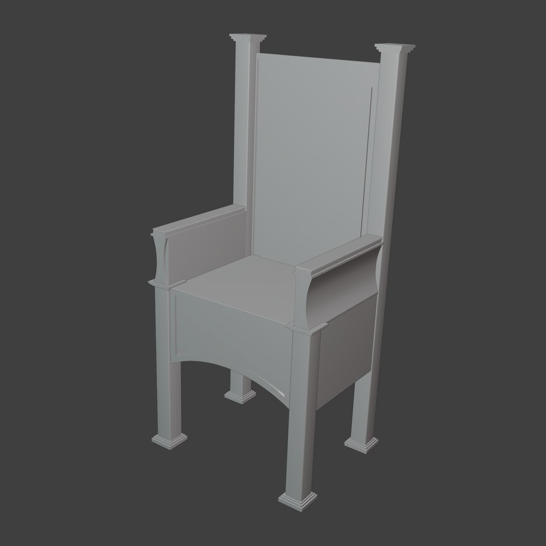 3D Throne Base Mesh Model - TurboSquid 1744695