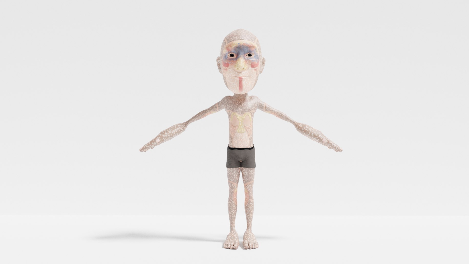 Sci-Fi Alien cartoon character 3D model - TurboSquid 2044608