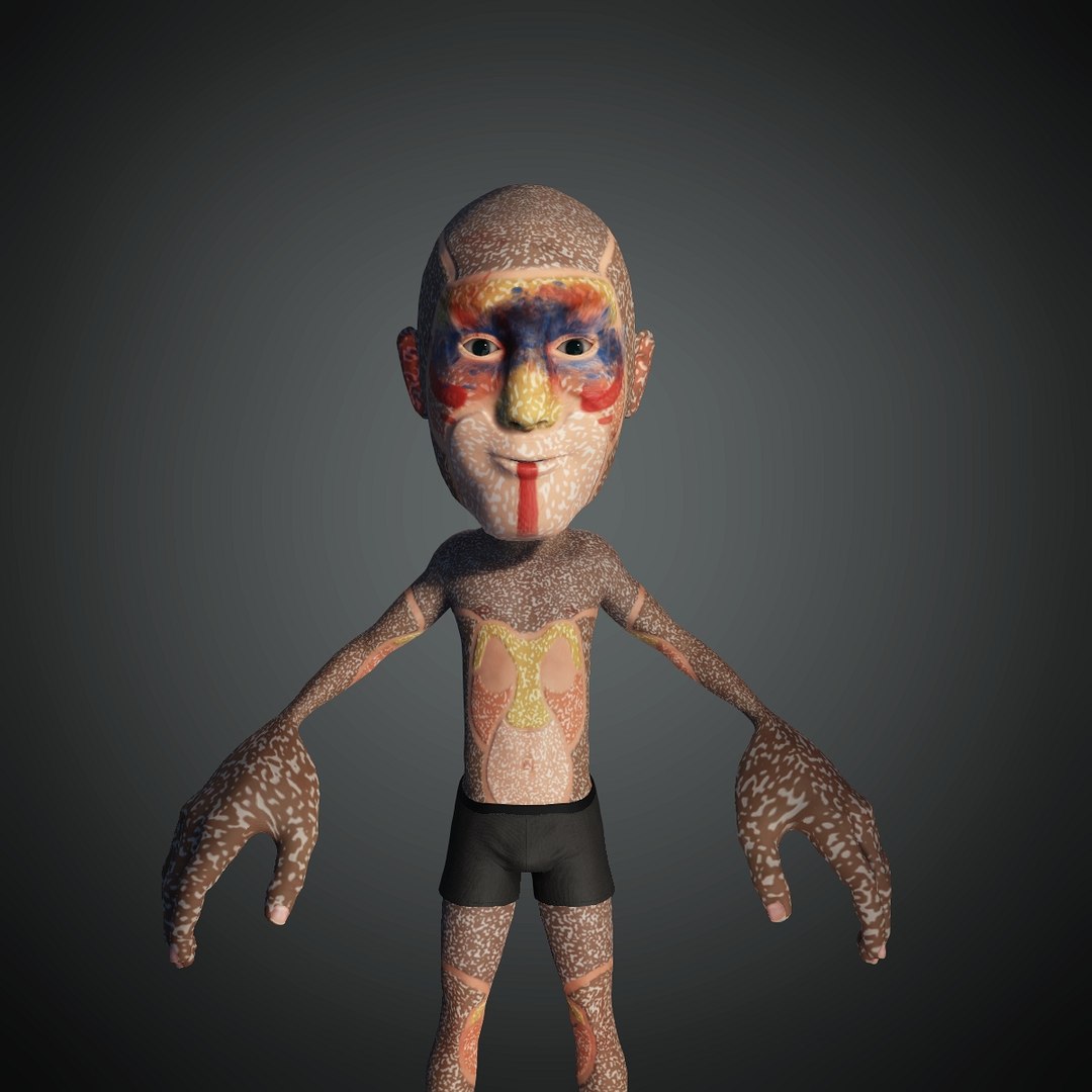 Sci-Fi Alien cartoon character 3D model - TurboSquid 2044608