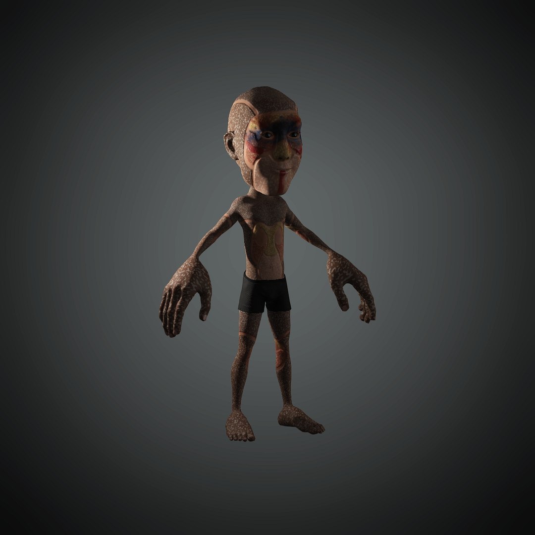 Sci-Fi Alien cartoon character 3D model - TurboSquid 2044608