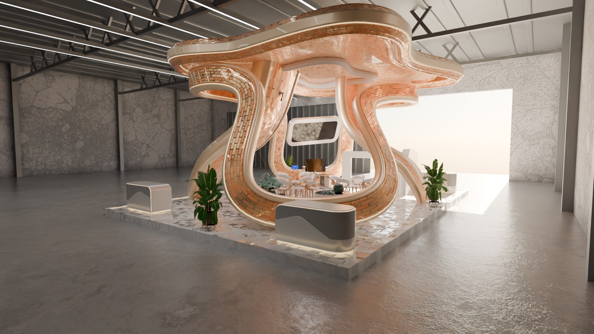 Modern Exhibition Booth High Quality 3D Model Product Displays 3D Model ...