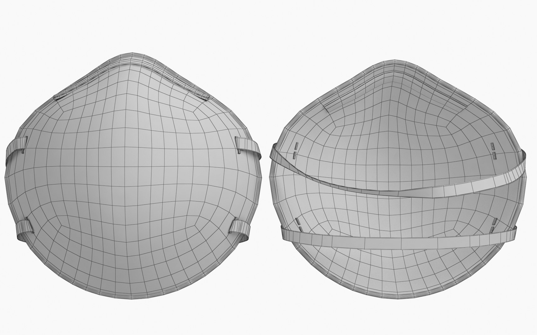 3D Model Mask Particulate Respirator - TurboSquid 1538459