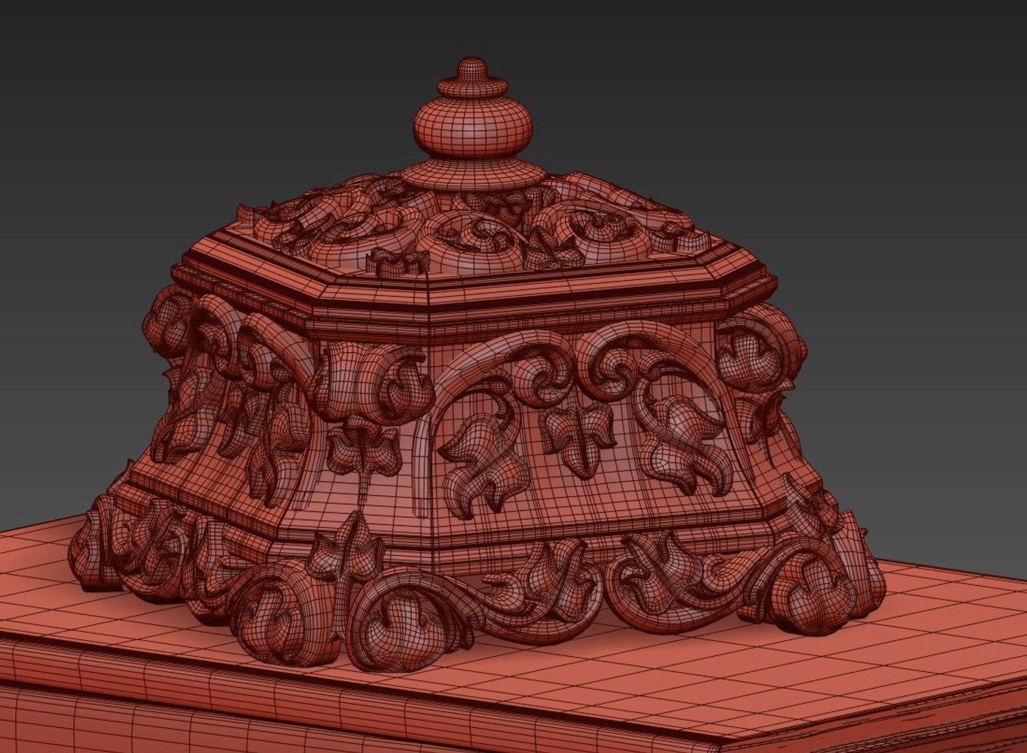 Antique decoration 3D model - TurboSquid 1227843